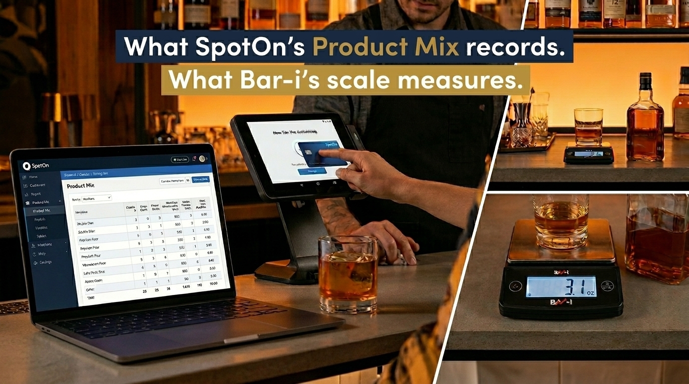 Bar-i + SpotOn Restaurant POS Integration: Bar Accountability via ...
